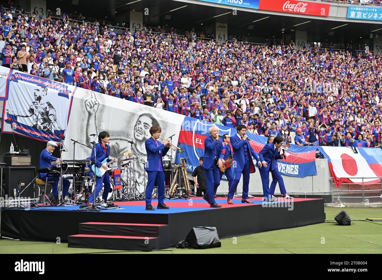 Tokyo, Japan. 1st Oct, 2023. Tokyo Ska Paradise Orchestra perfoms ...