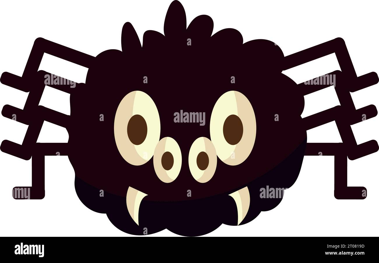 halloween spider illustration Stock Vector Image & Art - Alamy