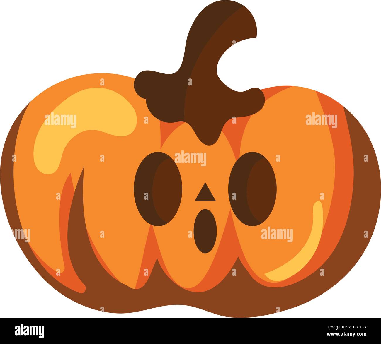 halloween surprised pumpkin Stock Vector Image & Art - Alamy