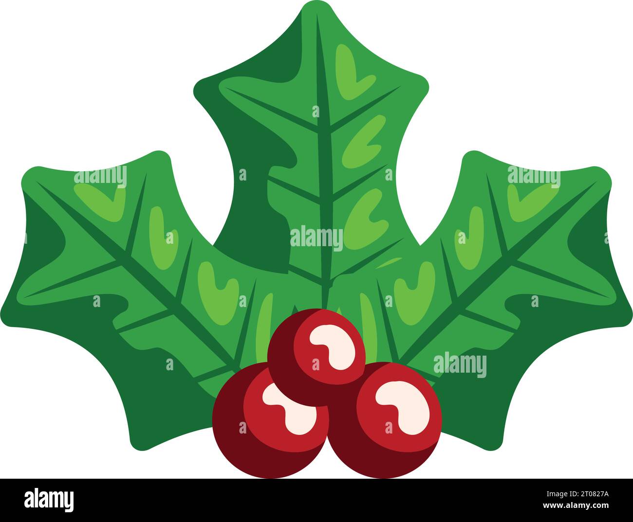christmas mistletoe illustration Stock Vector Image & Art - Alamy