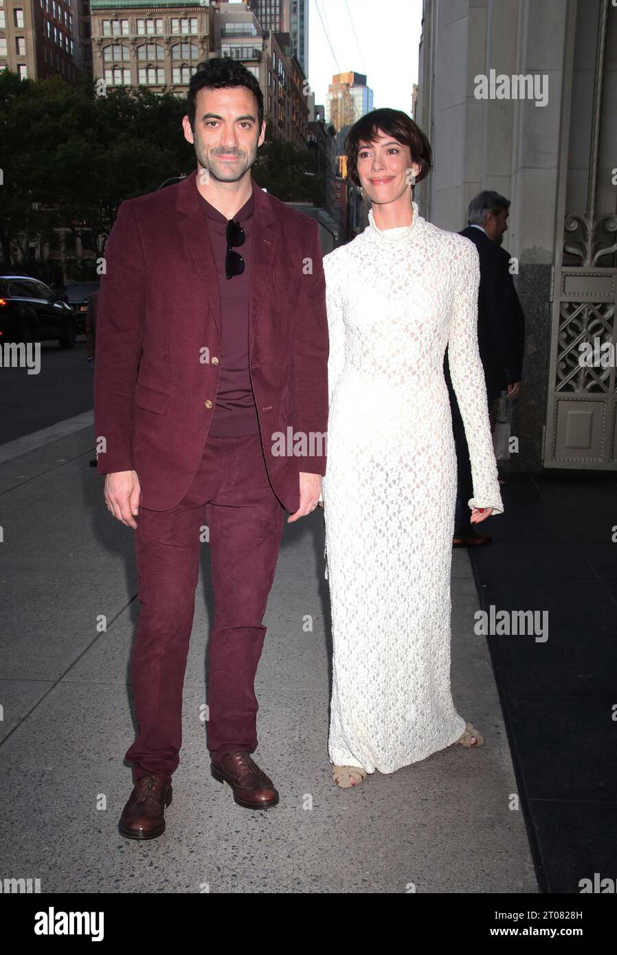 New York, NY, USA. 3rd Oct, 2023. Morgan Spector, Rebecca Hall at the ...