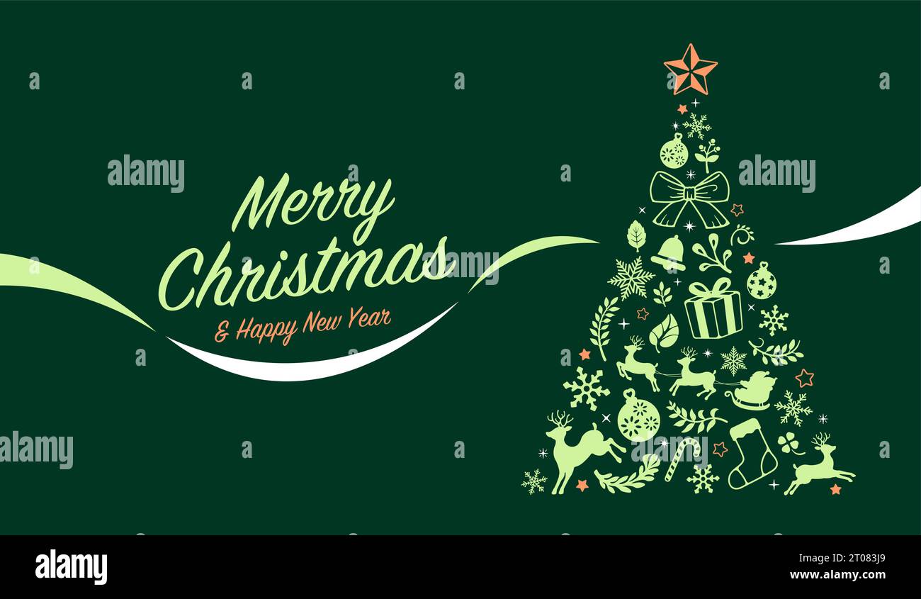 Christmas holiday banner greeting Stock Vector Images - Alamy