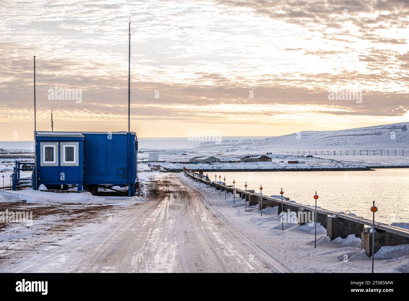 Pituffik Space Base (formerly Thule Air Base) in northern Greenland ...