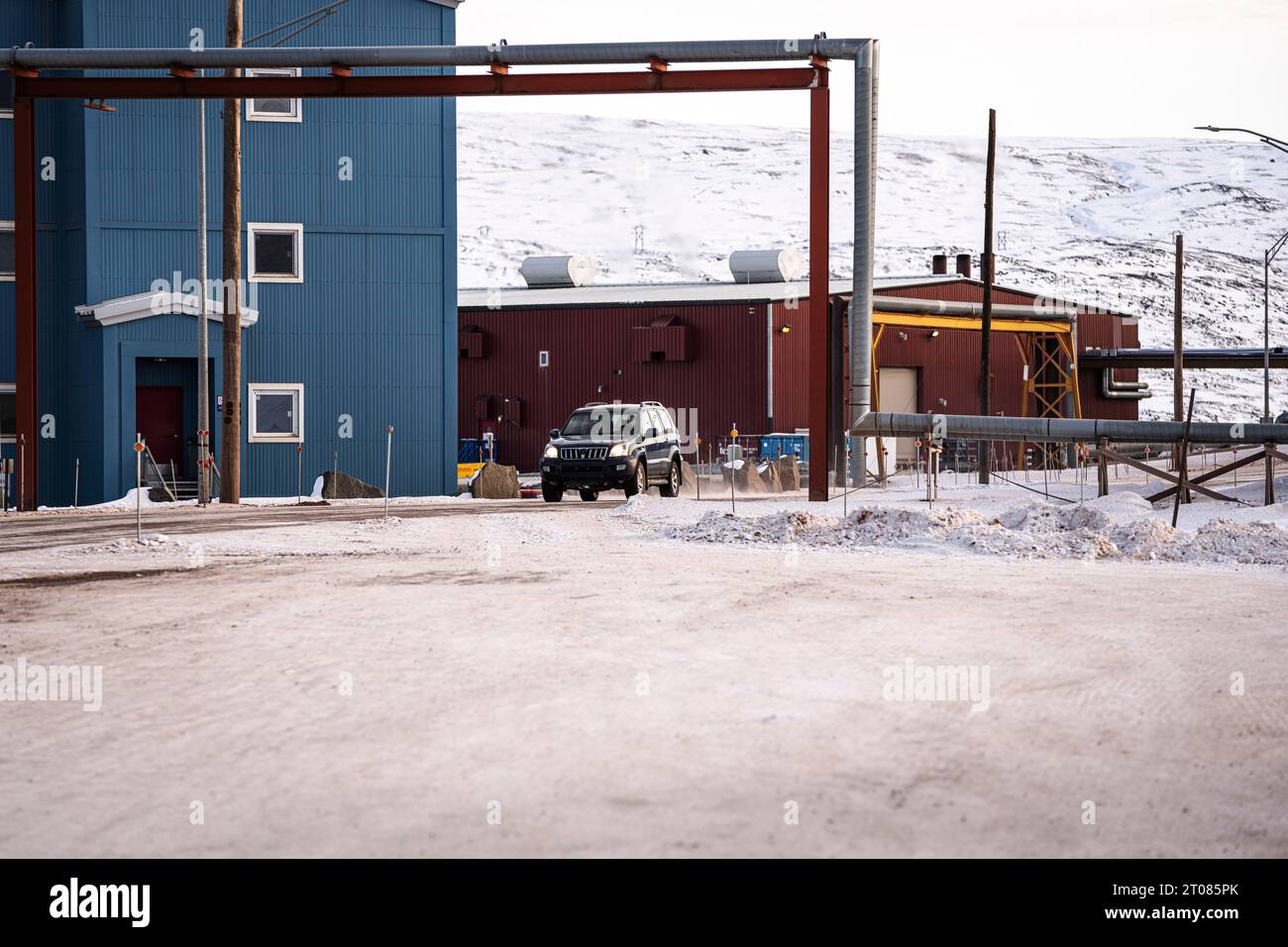 Pituffik Space Base (formerly Thule Air Base) in northern Greenland ...