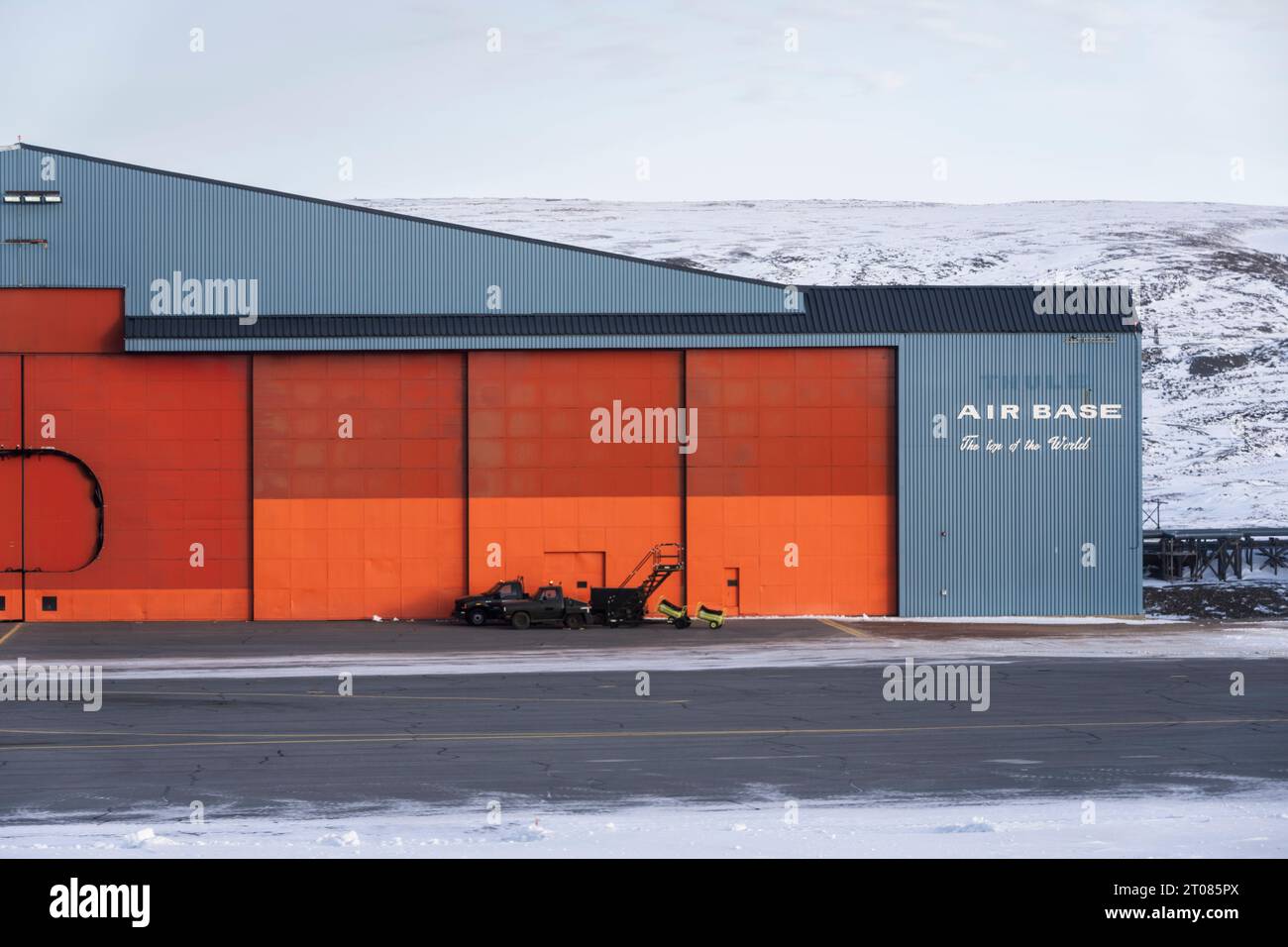 Pituffik Space Base (formerly Thule Air Base) in northern Greenland ...