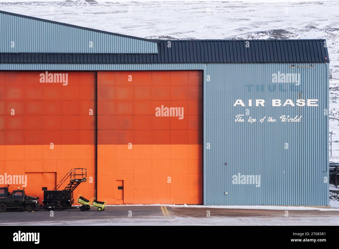 Pituffik Space Base (formerly Thule Air Base) in northern Greenland ...