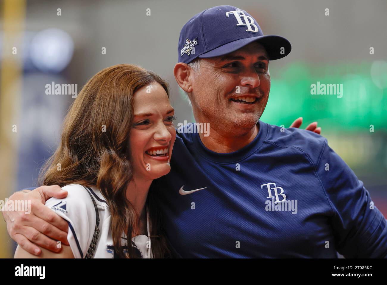 St. Petersburg, FL USA; Tampa Bay Rays manager Kevin Cash poses for a ...