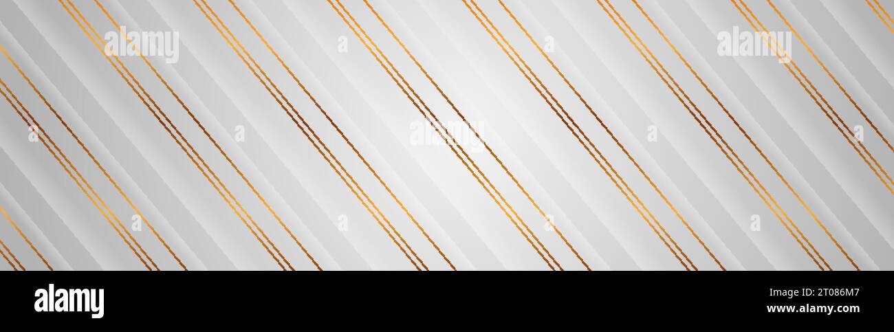 Geometric background with abstract grey stripes and bronze lines ...