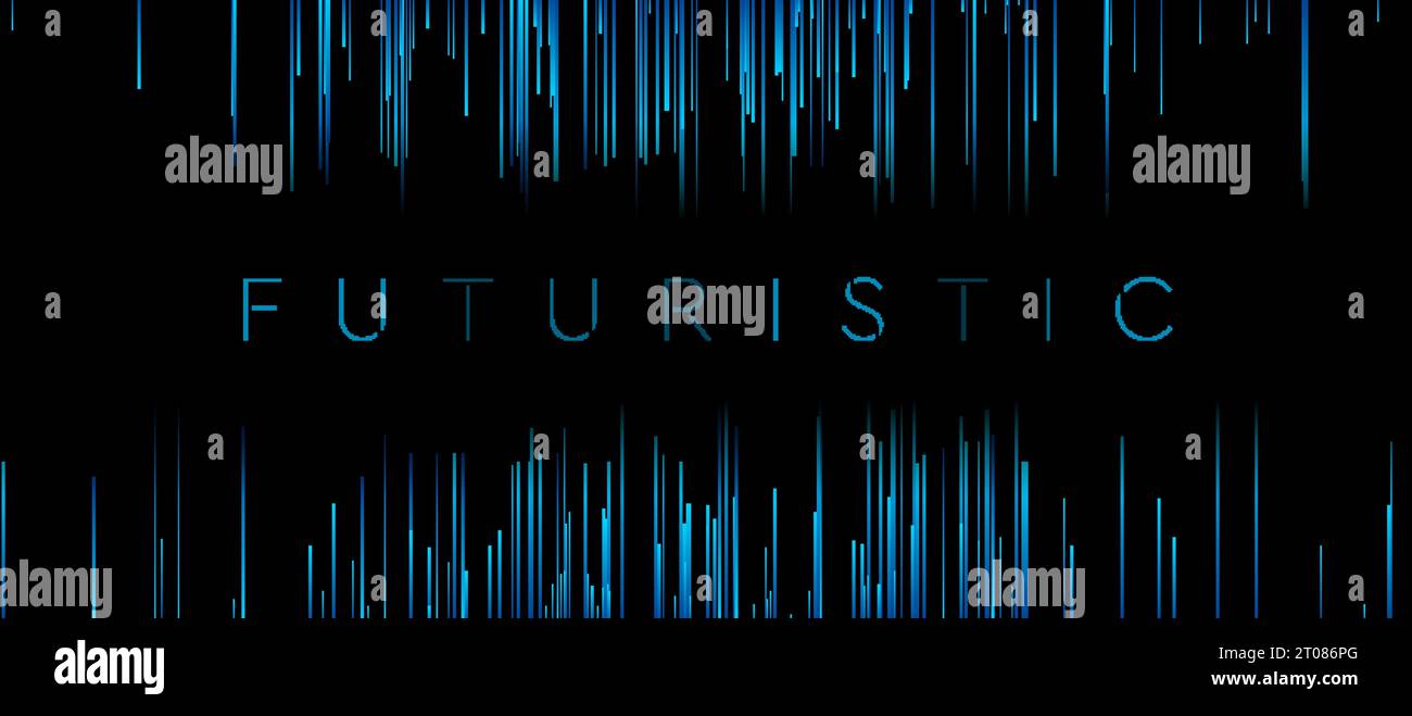 Futuristic technology modern graphic design with blue lines. Abstract ...
