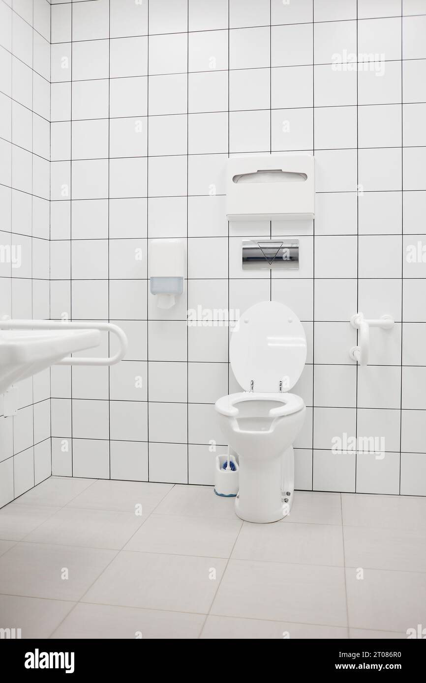 Assistance in restroom hi-res stock photography and images - Alamy