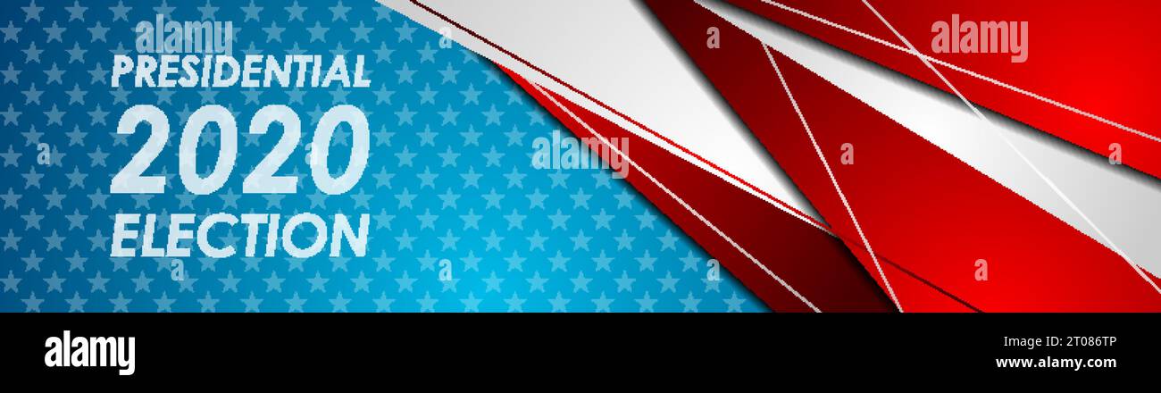 USA Presidential Election 2020 abstract background. Vector american ...