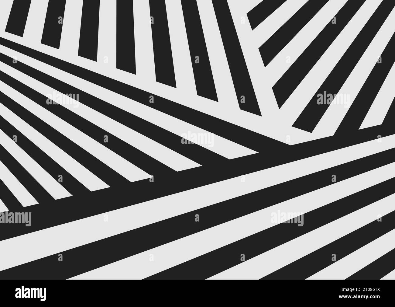Abstract minimal background with black and white stripes. Vector ...