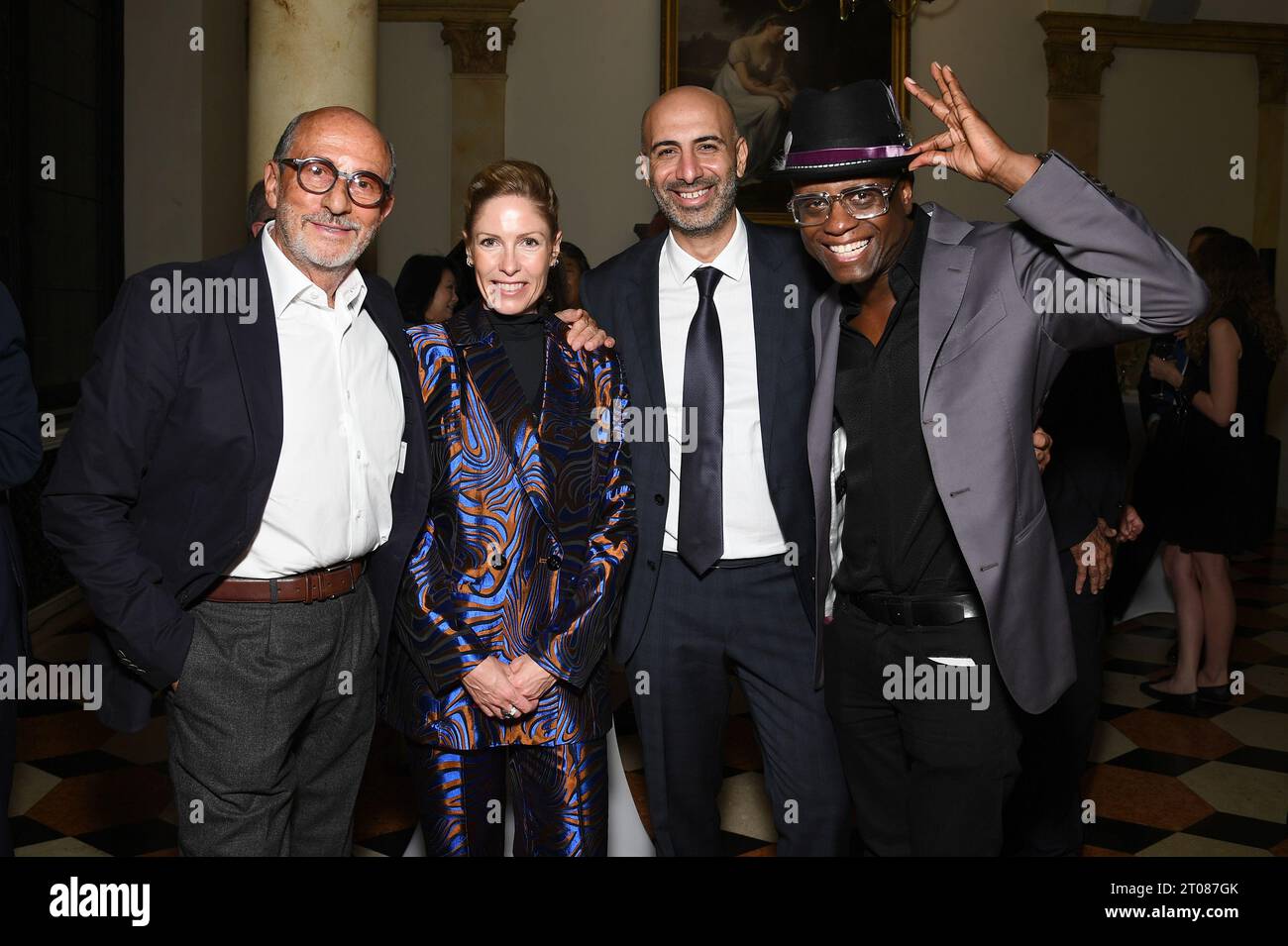 New York, USA. 04th Oct, 2023. (L-R) Watchmaker Richard Mille, Anne ...
