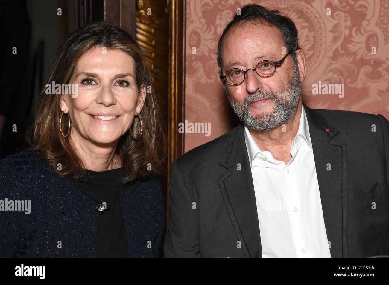 New York, USA. 04th Oct, 2023. (L-R) Martine Assouline and French actor ...