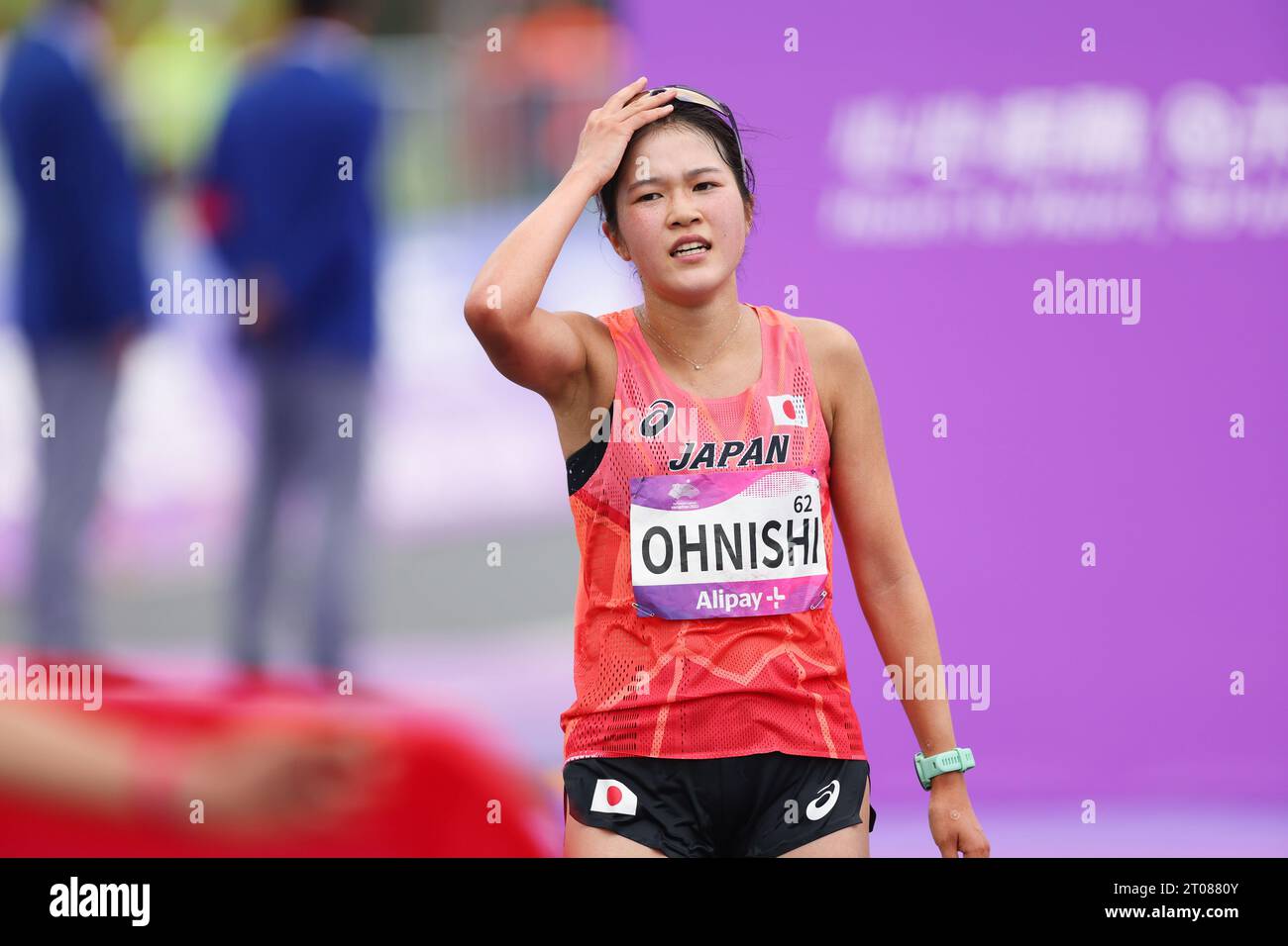 Hangzhou, China. 5th Oct, 2023. Hikari Ohnishi (JPN) Athletics : Women's Marathon at Hangzhou ...