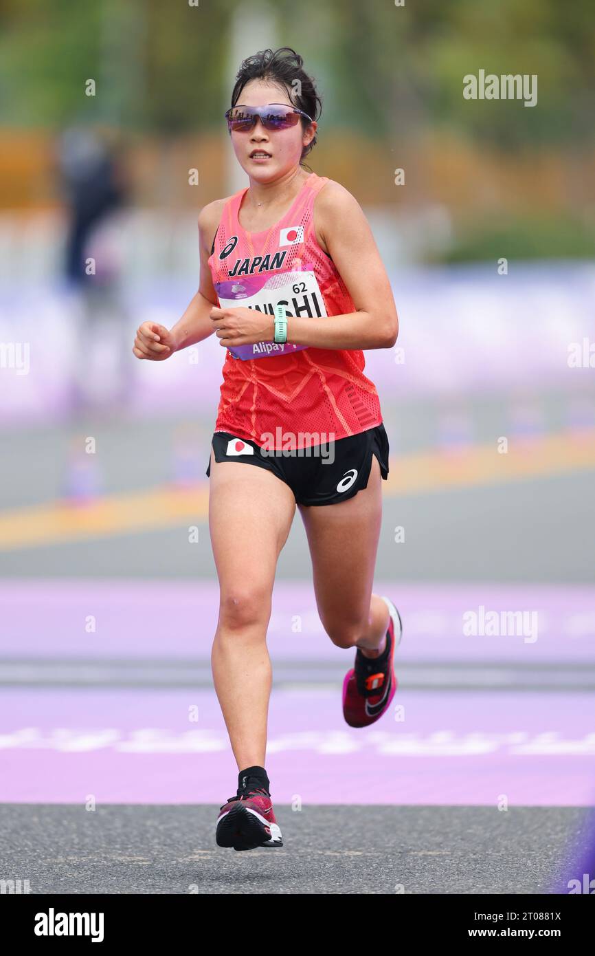 Hangzhou, China. 5th Oct, 2023. Hikari Ohnishi (JPN) Athletics : Women's Marathon at Hangzhou ...