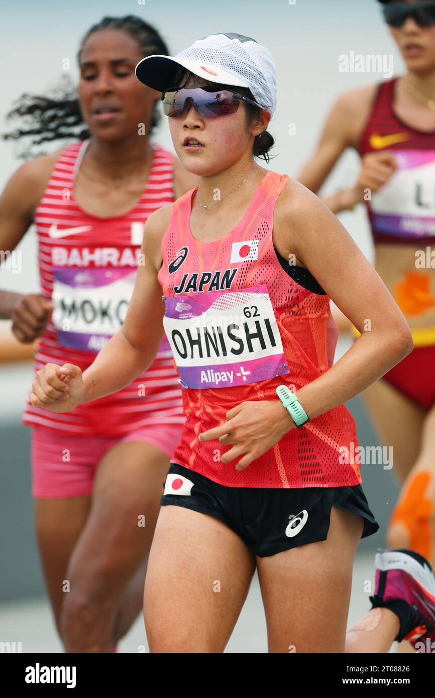 Hangzhou, China. 5th Oct, 2023. Hikari Ohnishi (JPN) Athletics : Women's Marathon at Hangzhou ...