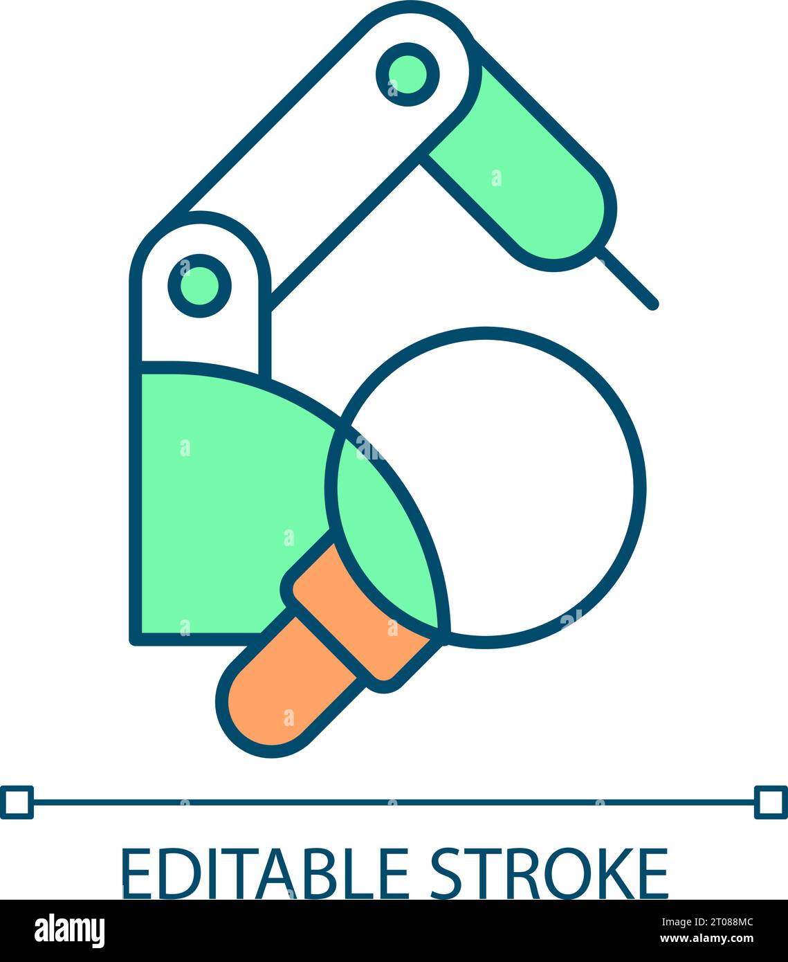 2D editable colorful thin line preventive maintenance icon Stock Vector ... 2D editable colorful thin line preventive maintenance icon Stock Vector ...