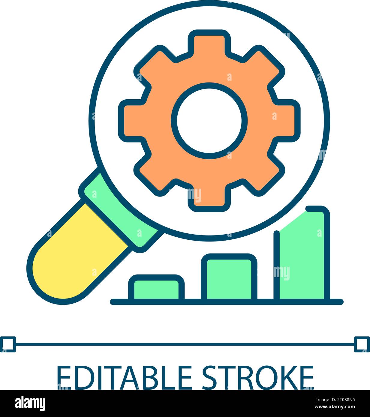 2D editable colorful thin line vibration analysis icon Stock Vector ... 2D editable colorful thin line vibration analysis icon Stock Vector ...