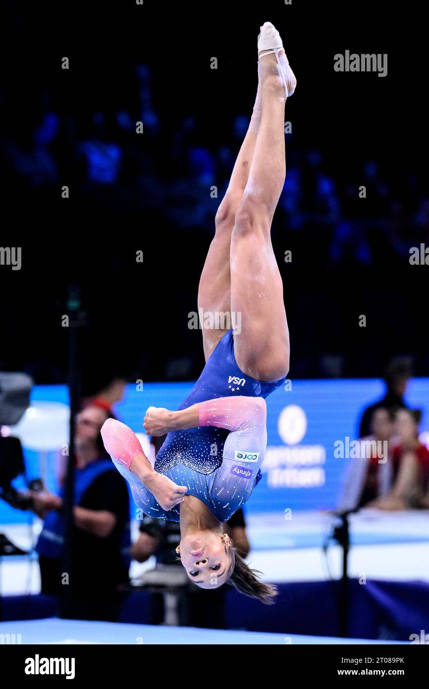 Antwerpen, Belgium. 04th Oct, 2023. Gymnastics: World Championship 2023 ...