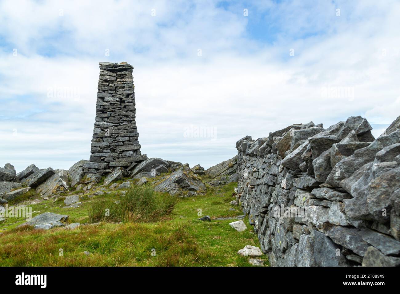 Mynydd Tal-y-Mignedd on The Nantlle Ridge Mountain Range, Snowdonia ...