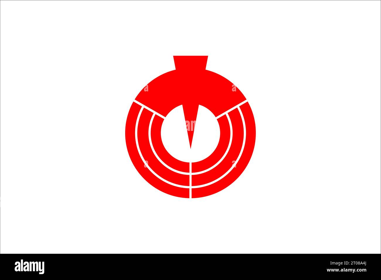 Flag of the town of Nanporo Stock Photo - Alamy