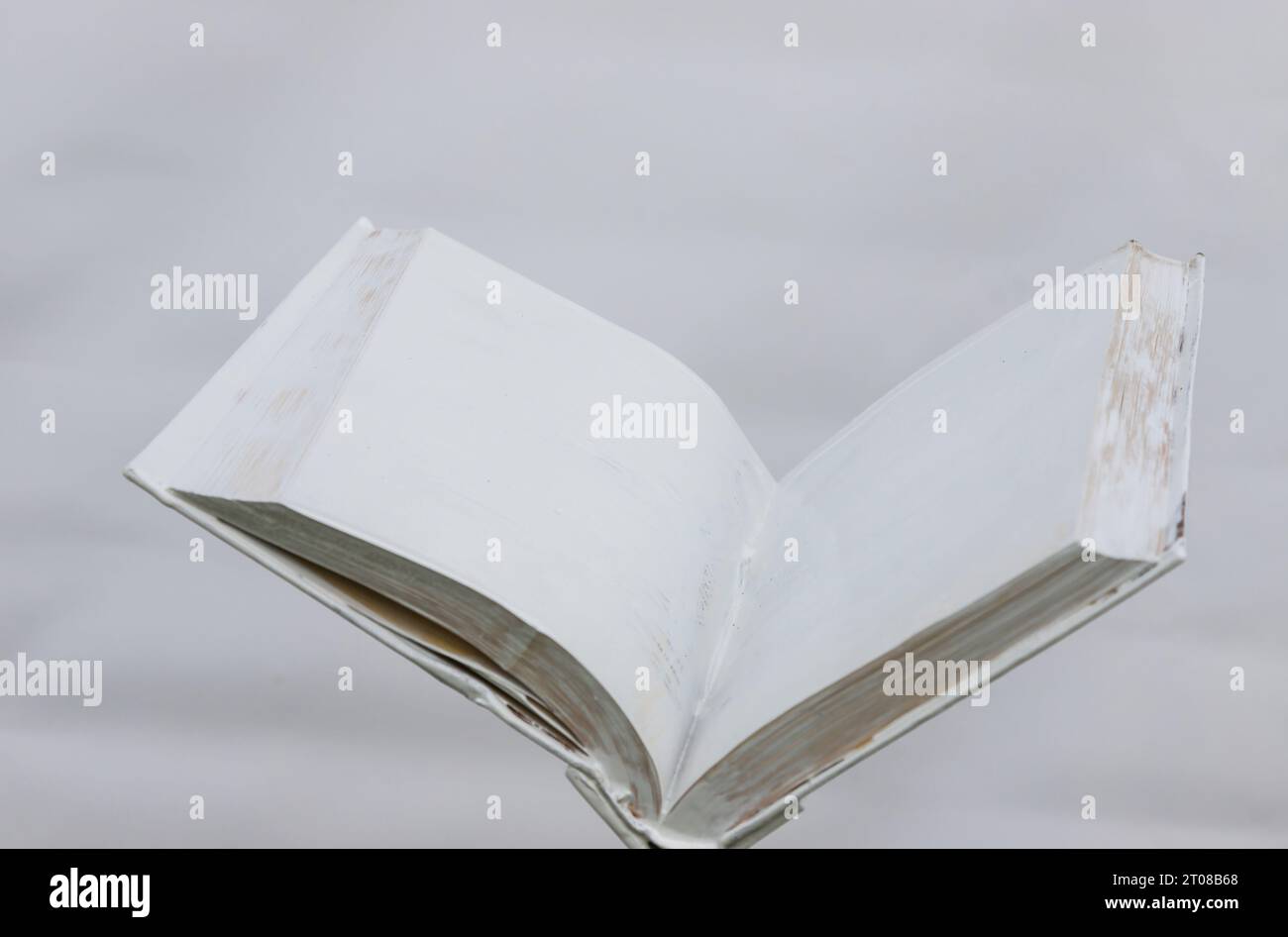 blank white open book on a uniform backgroundblank white open book on a ...