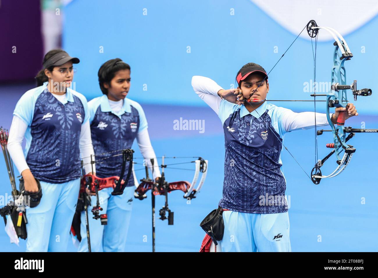 Hangzhou, China's Zhejiang Province. 5th Oct, 2023. Jyothi Surekha ...