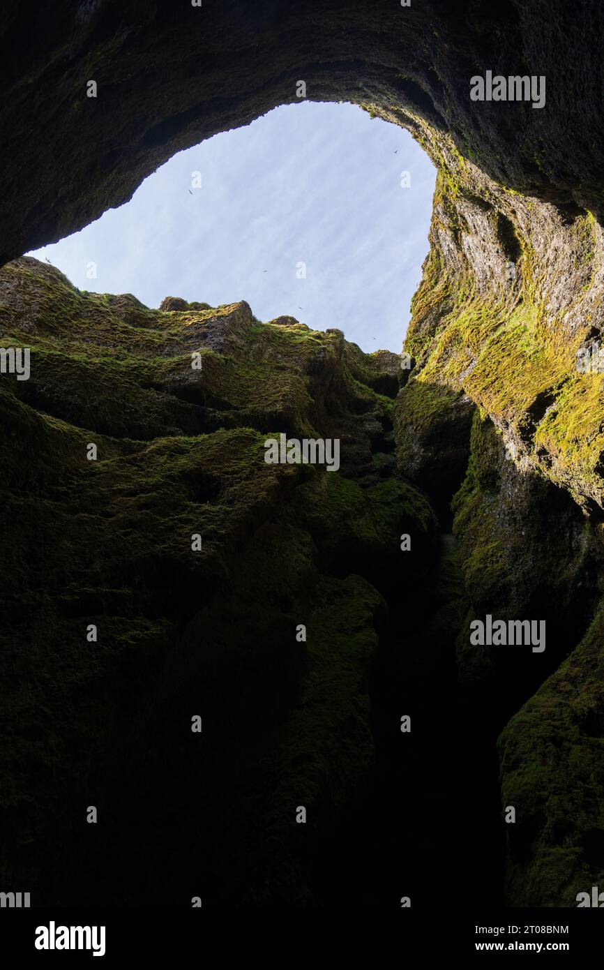 The Rauðfeldsgjá Gorge in Hellnar Iceland Stock Photo - Alamy