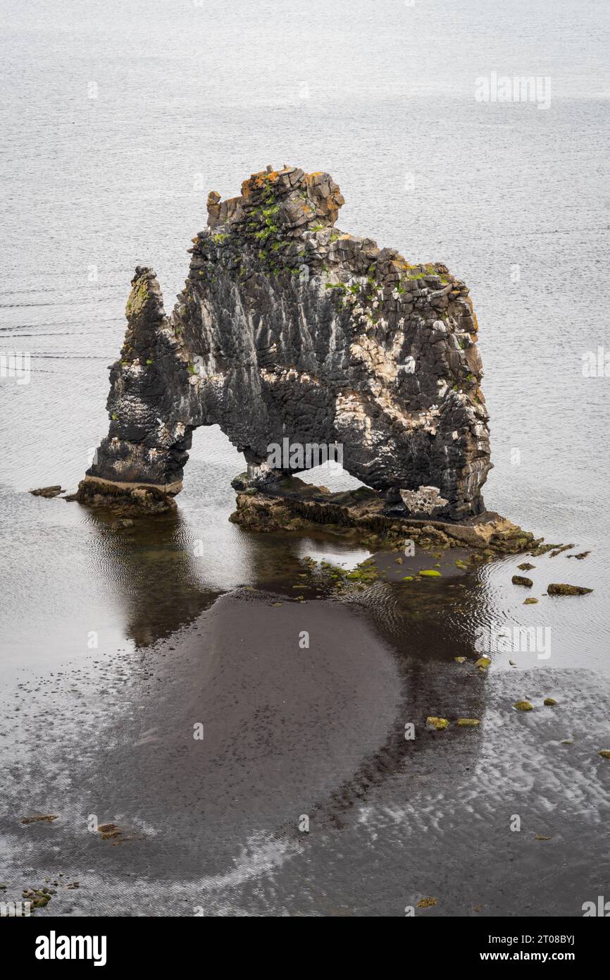 The Hvitserkur Basalt Stack in Northwest Iceland Stock Photo - Alamy