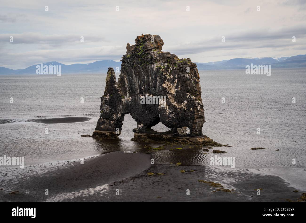 The Hvitserkur Basalt Stack in Northwest Iceland Stock Photo - Alamy