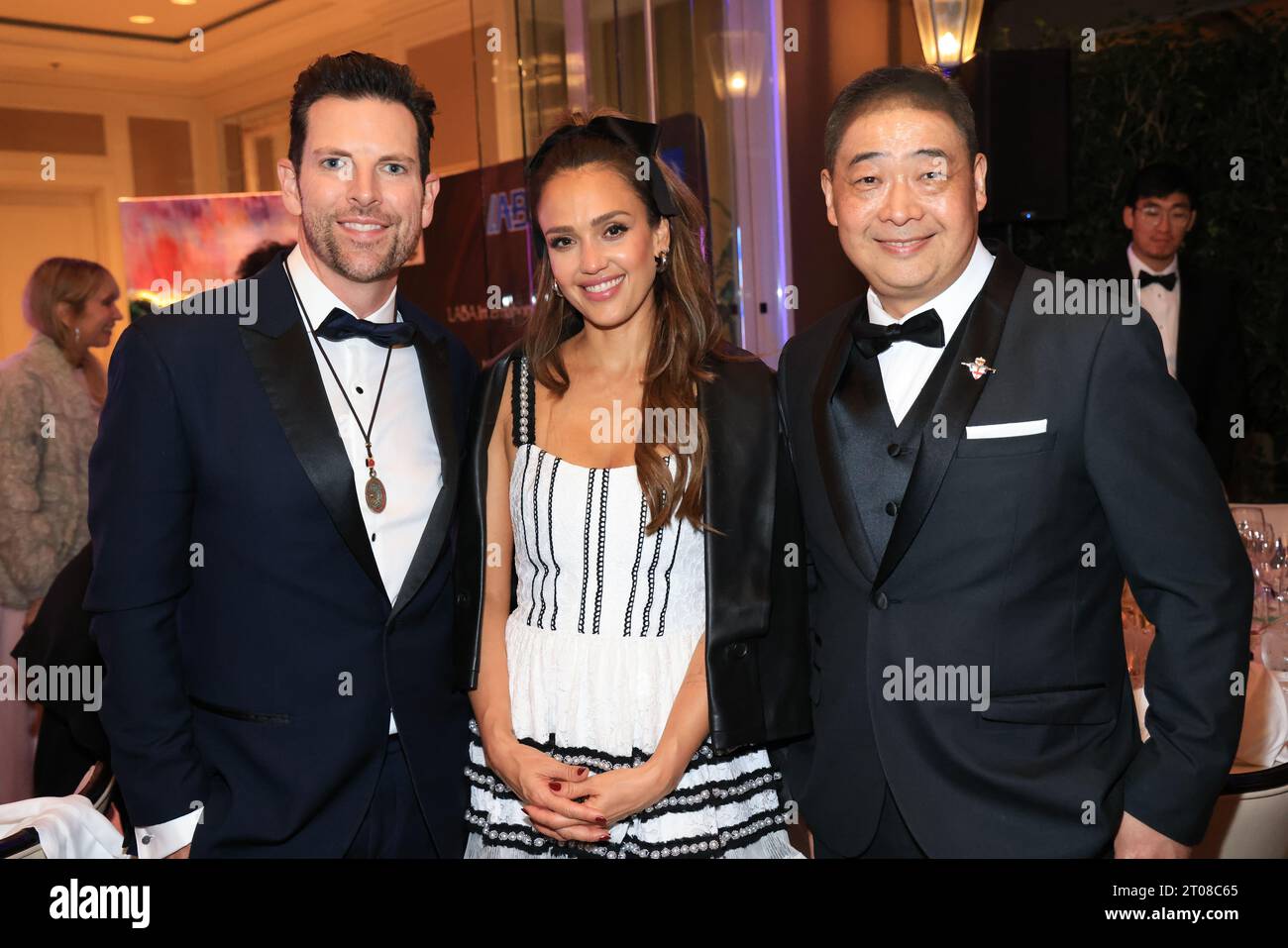 Los Angeles, California, USA. 22nd September, 2023. Chris Mann, Jessica ...