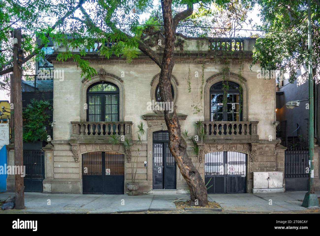 Mexico City, CDMX, Mexico, The cityscape of Condesa area of CDMX ...