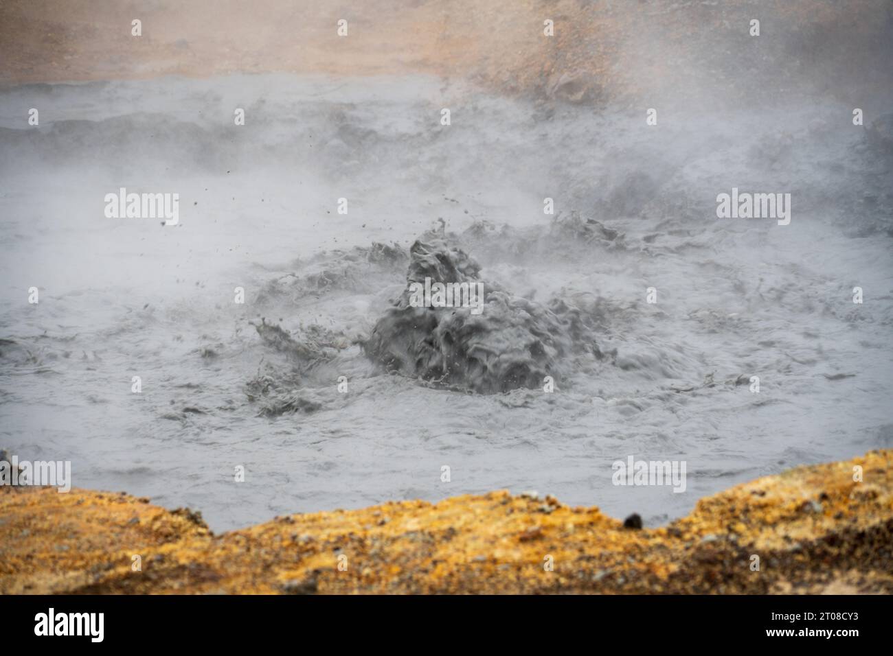 The Krysuvik Geothermal Area in Iceland Stock Photo - Alamy