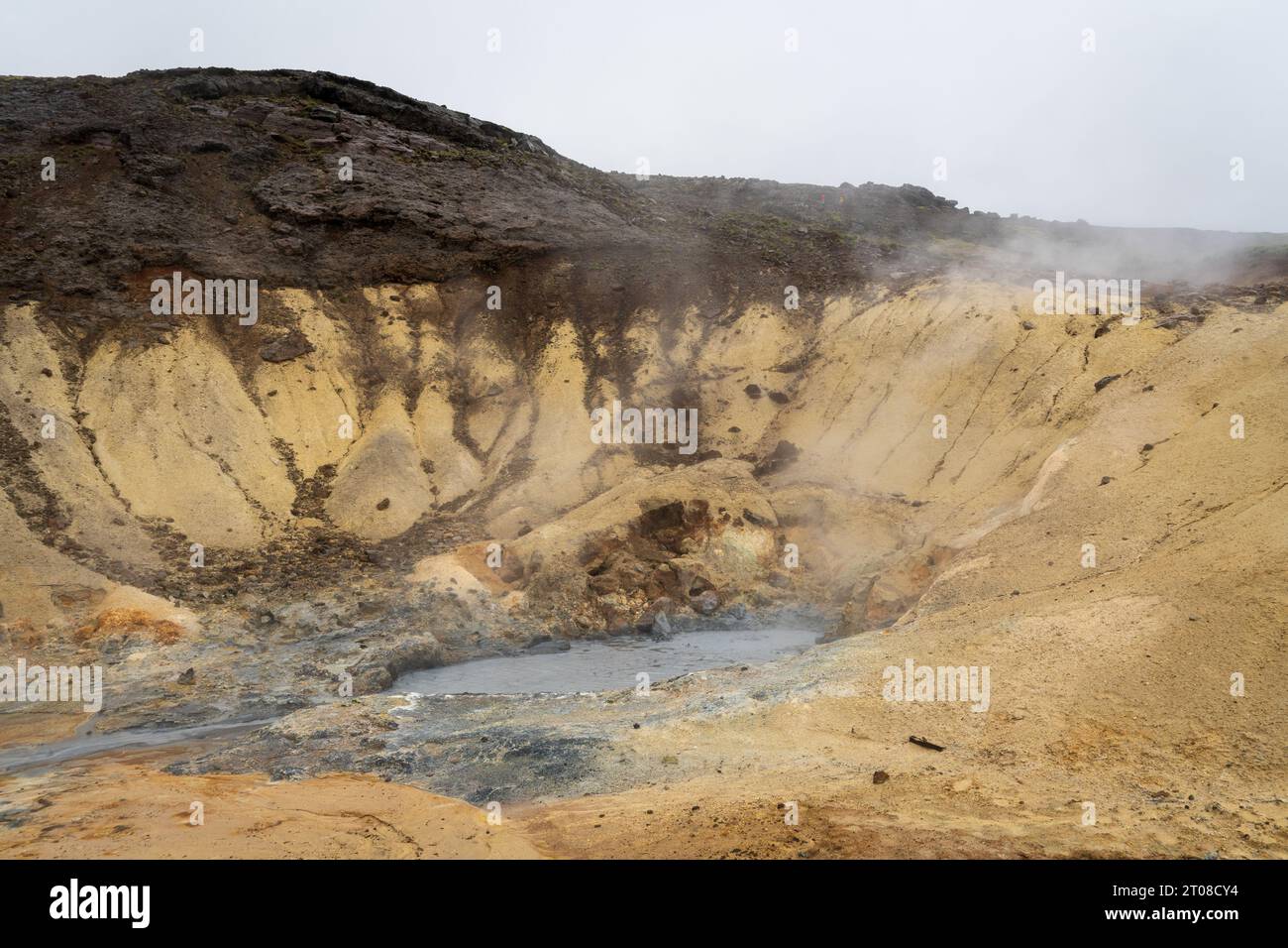 The Krysuvik Geothermal Area in Iceland Stock Photo - Alamy