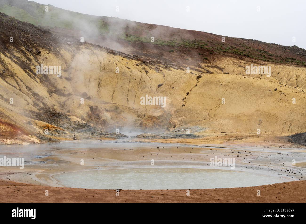 The Krysuvik Geothermal Area in Iceland Stock Photo - Alamy