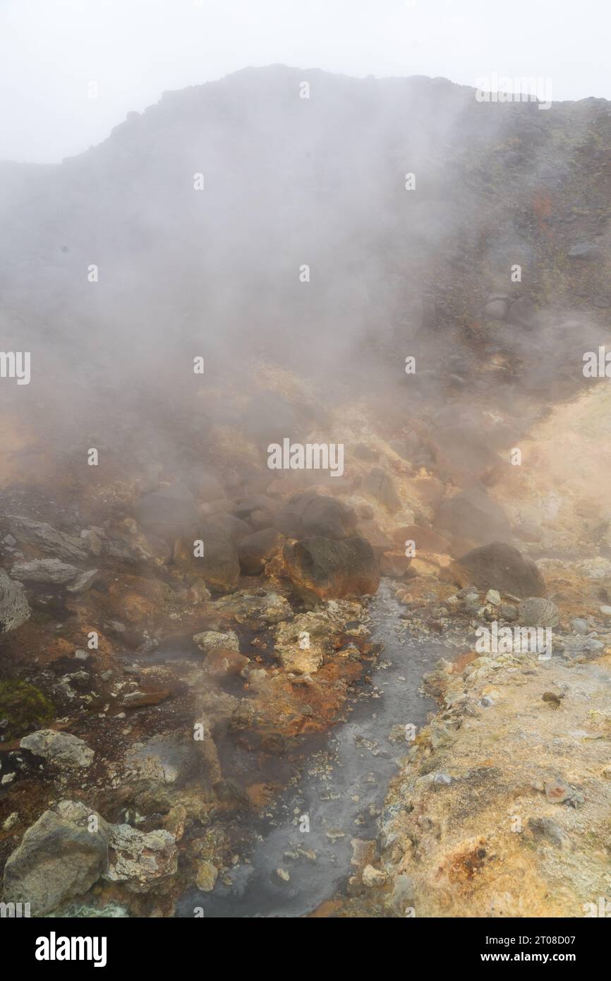 The Krysuvik Geothermal Area in Iceland Stock Photo - Alamy