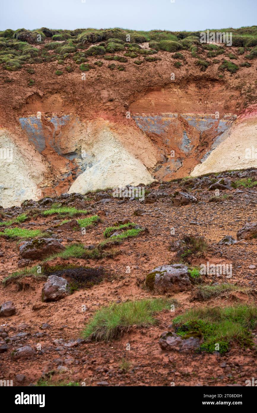 The Krysuvik Geothermal Area in Iceland Stock Photo - Alamy