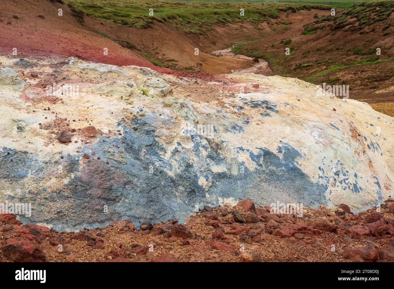 The Krysuvik Geothermal Area in Iceland Stock Photo - Alamy