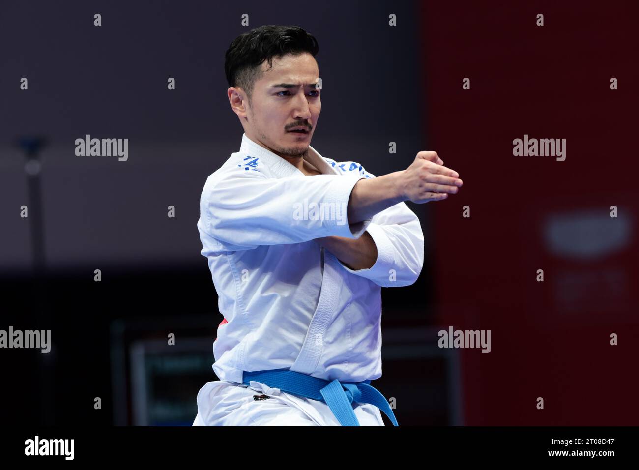 Hangzhou, China. 5th Oct, 2023. Kazumasa Moto (JPN) Karate : Men's ...