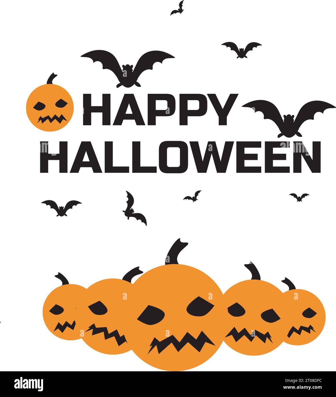 happy halloween with pumpkin and bats transparent background,happy ...