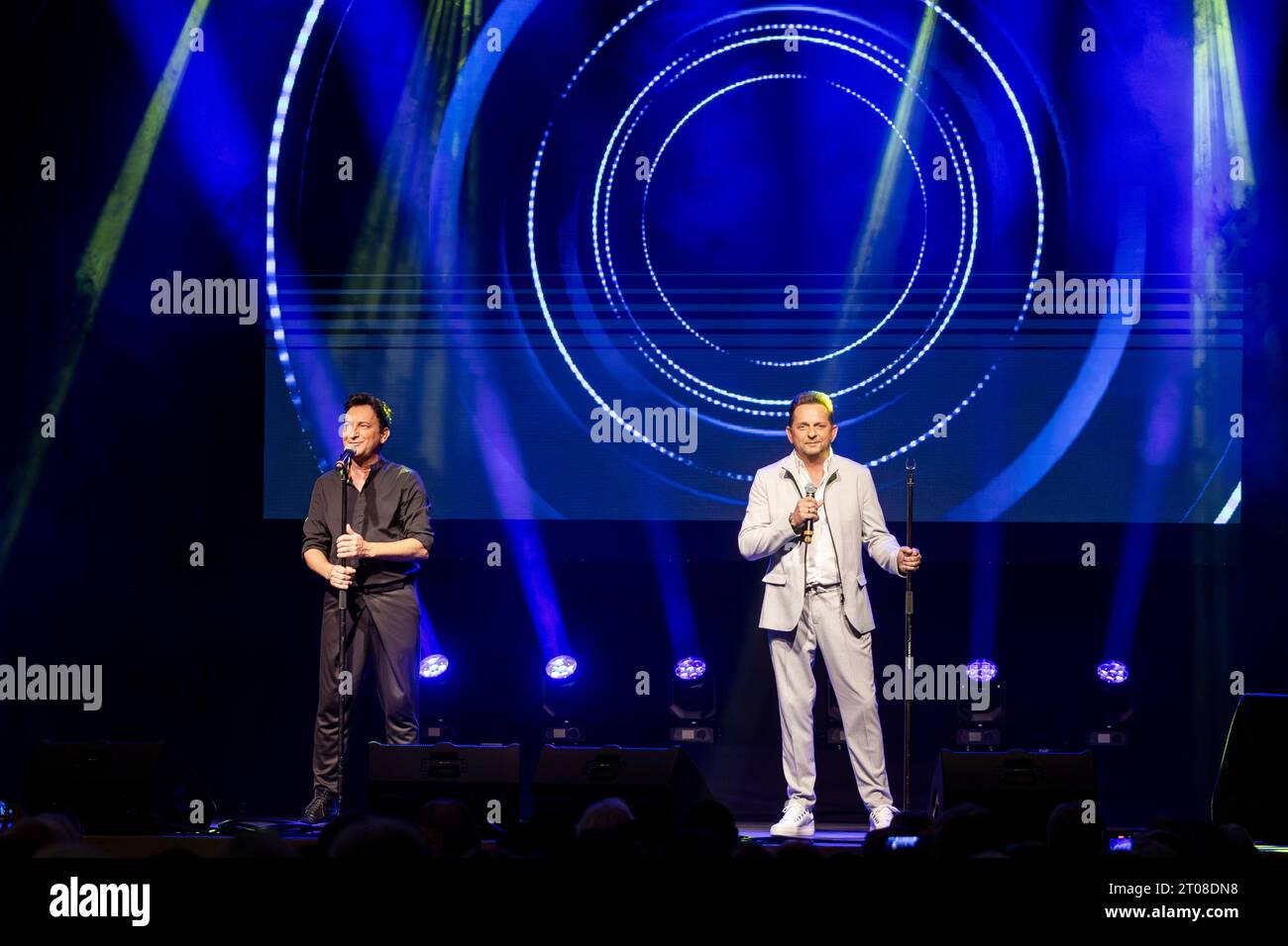 Das deutsche Schlager-Duo Fantasy mit Fredi Malinowski alias Freddy ...