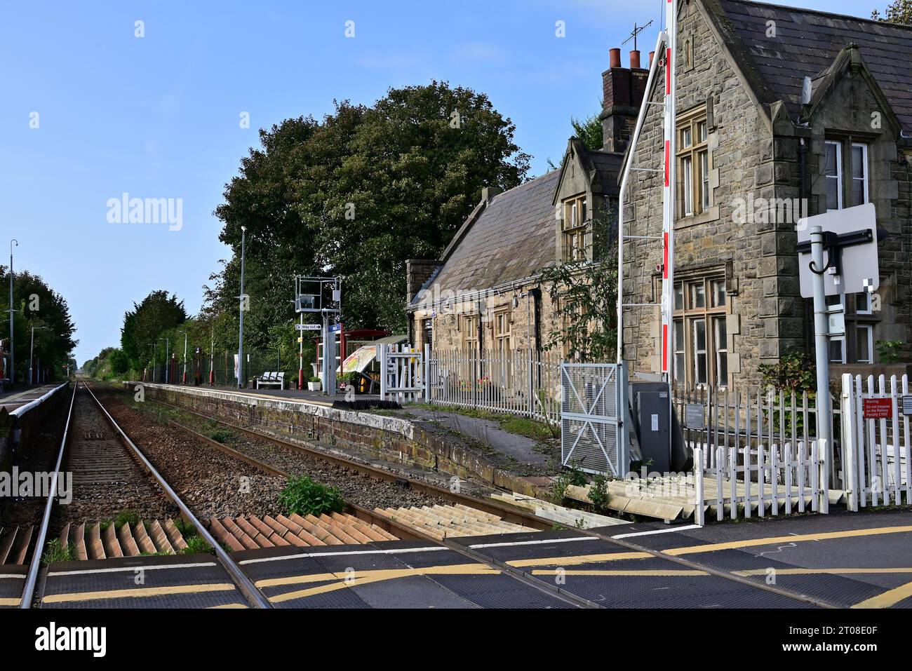 Around the UK - Parbold Railway Station Stock Photo - Alamy