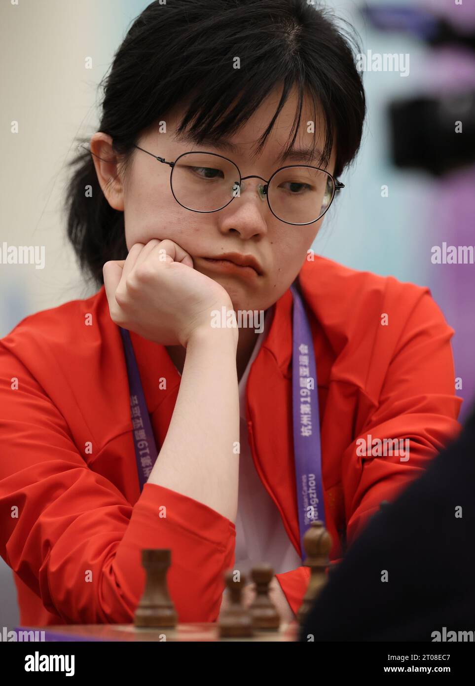 Hangzhou, China's Zhejiang Province. 5th Oct, 2023. Zhai Mo of China ...