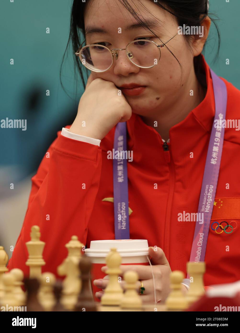 Hangzhou, China's Zhejiang Province. 5th Oct, 2023. Tan Zhongyi of ...