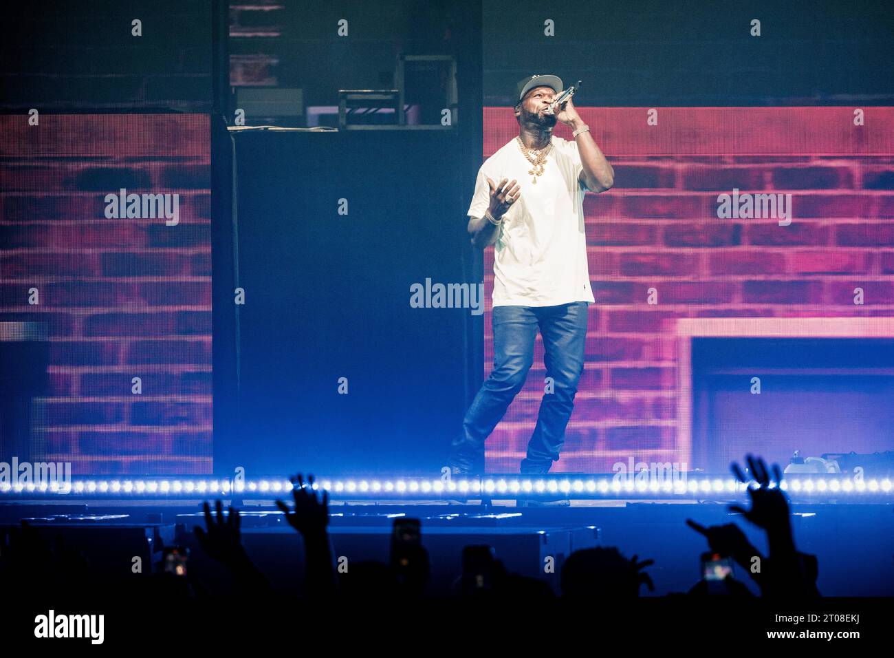 Oslo, Norway. 04th Oct, 2023. The American rapper 50 Cent performs a ...