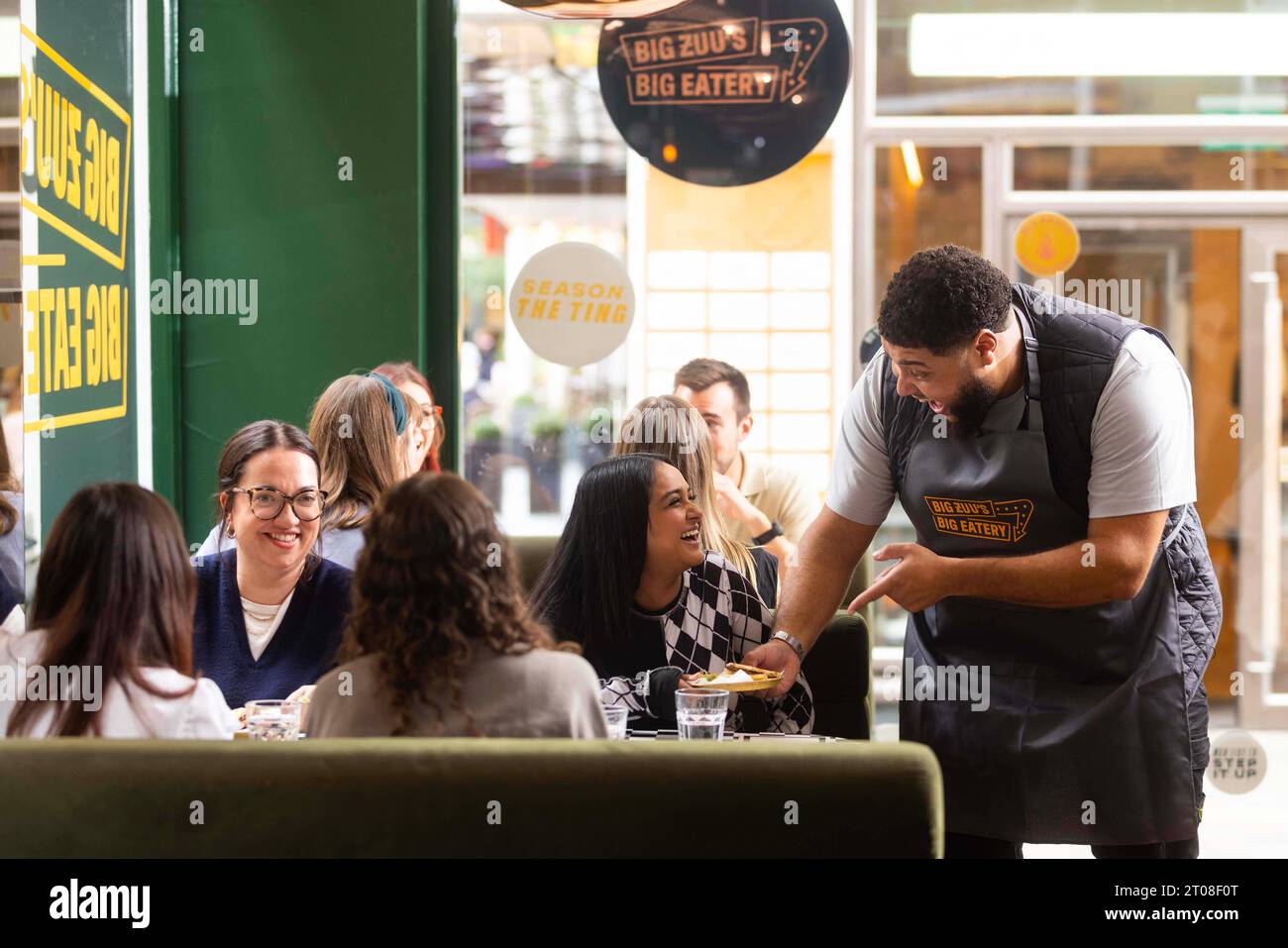 EDITORIAL USE ONLY Big Zuu unveils 'Big Zuu's Big Eatery', a food waste ...