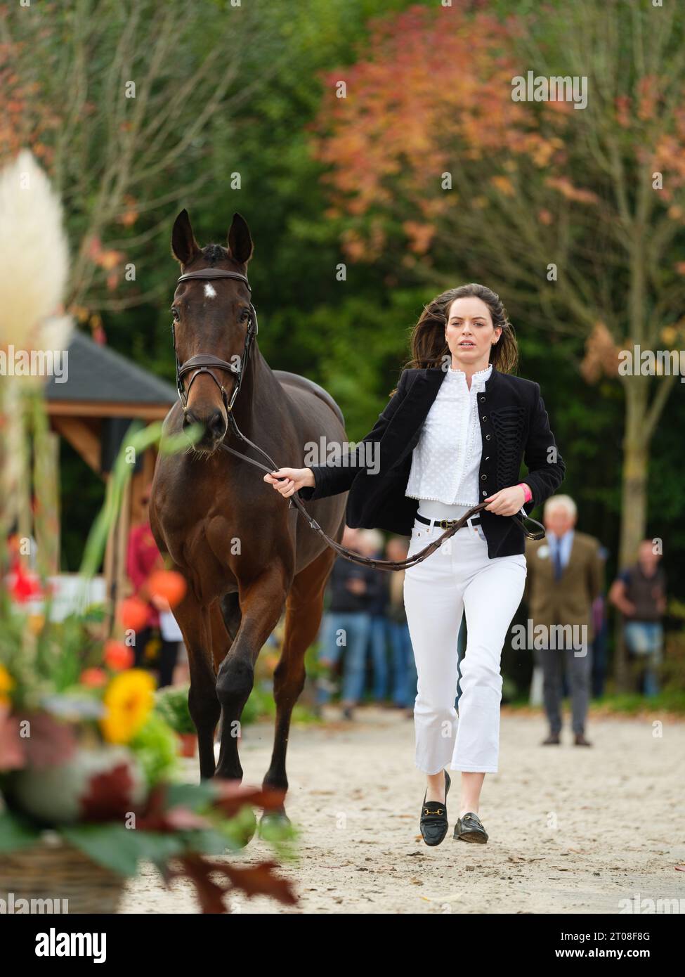 Lexi KILFEATHER of Ireland with Lord Of The Morning during the first ...