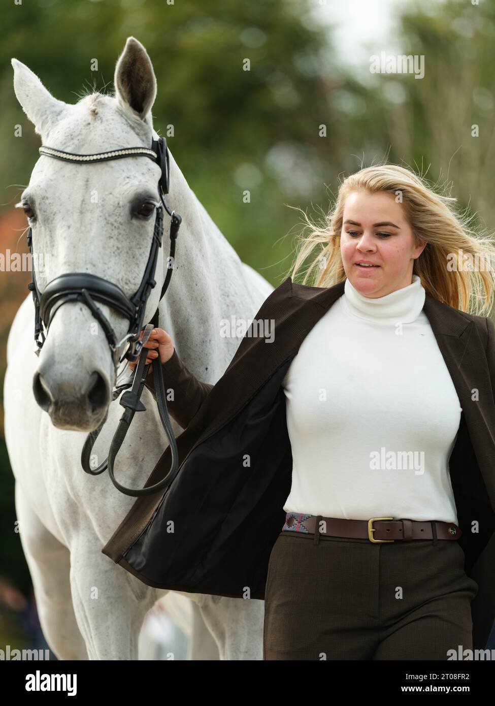 Beau POSTHUMUS of Netherlands with Smokie during the first horse ...