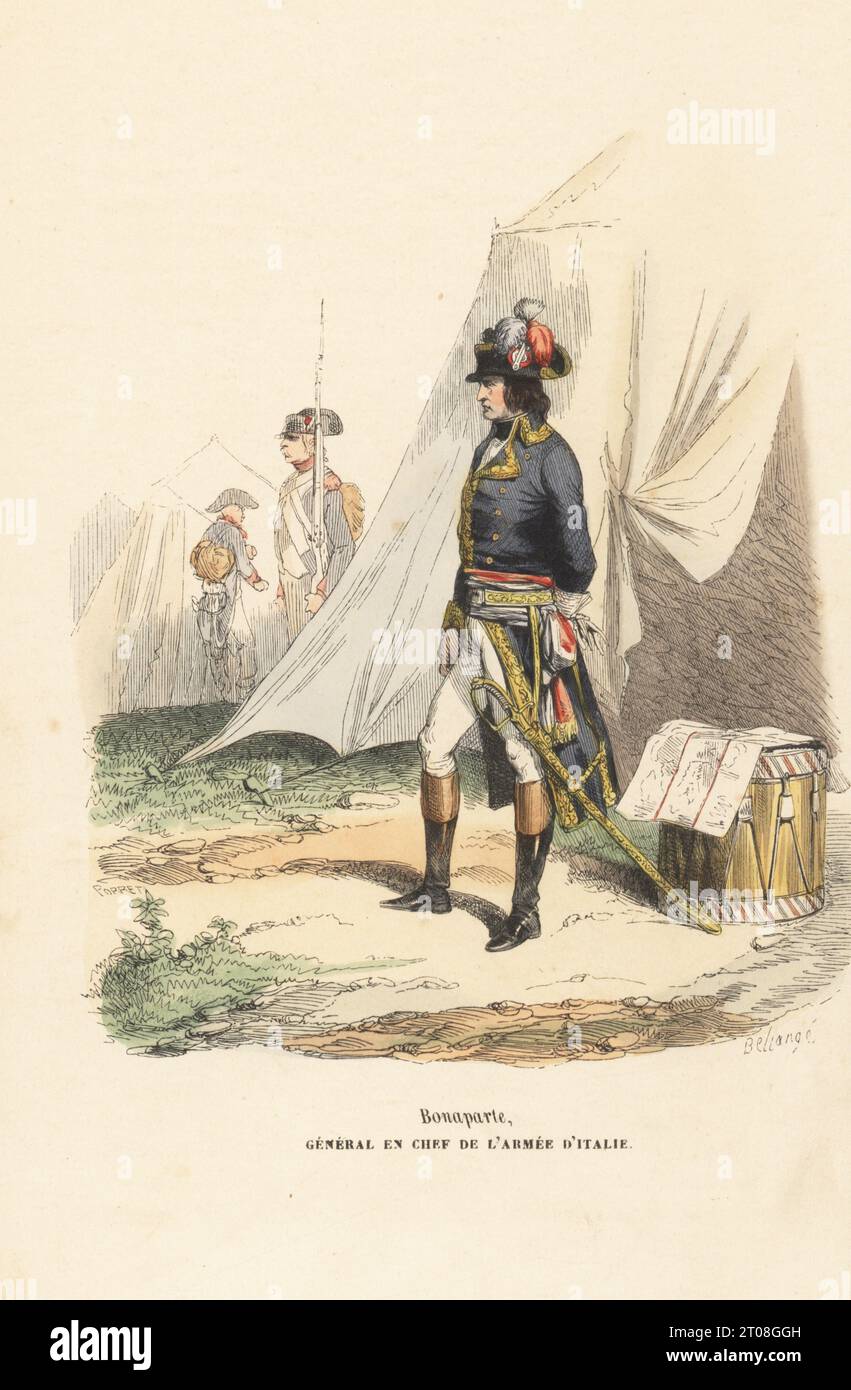 Napoleon Bonaparte, as commander of the Army of Italy, a field army of ...